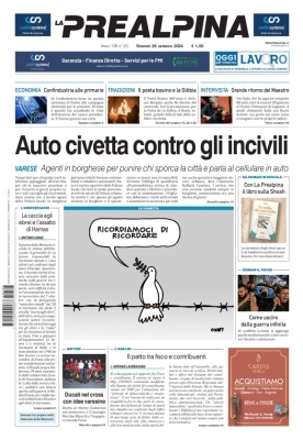 Edicola digitale | La Prealpina | 26/01/2024